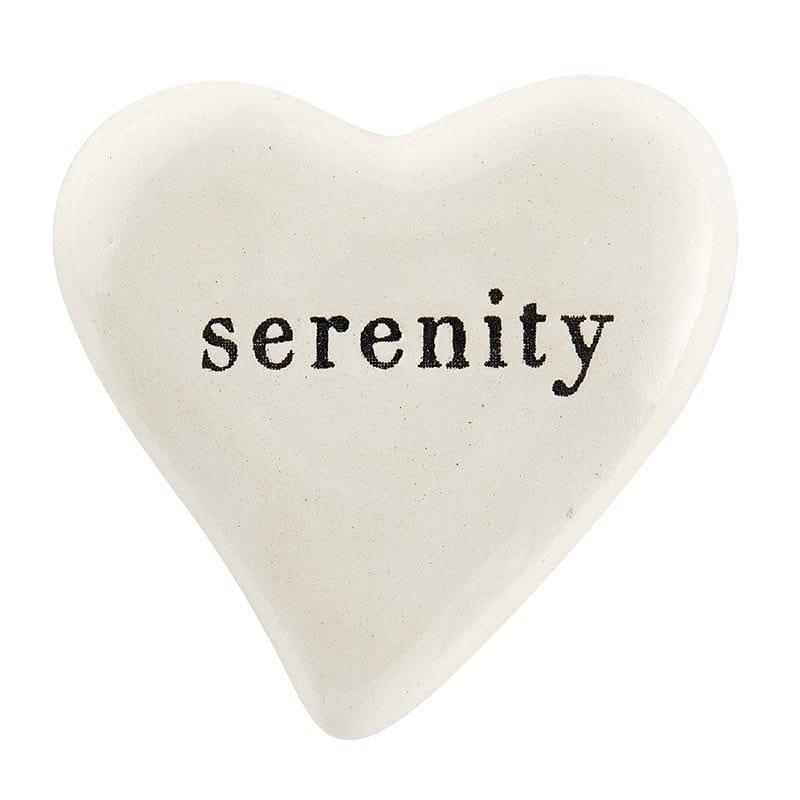 Ceramic Heart - Serenity – Pura Vida Books