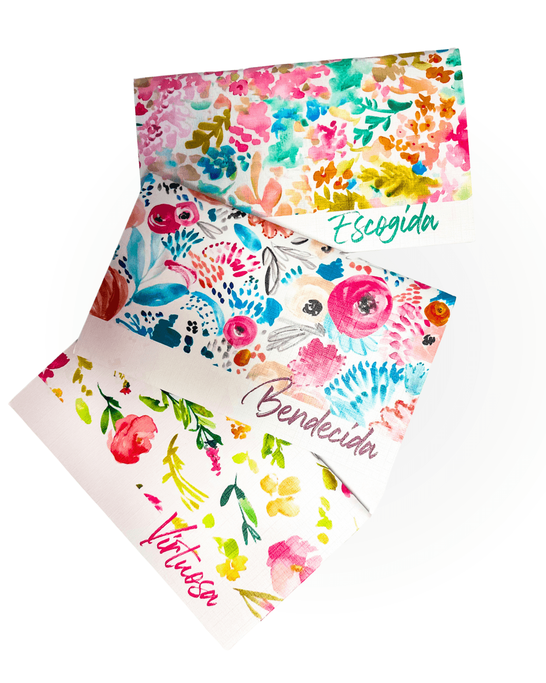 Libretas Amada, Bendecida, Valiosa (Paquete de 3) - Pura Vida Books