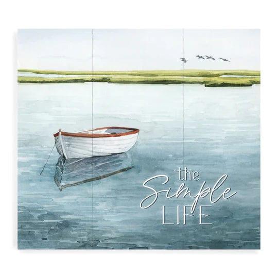 Letrero de Pallet The Simple Life – Pura Vida Books